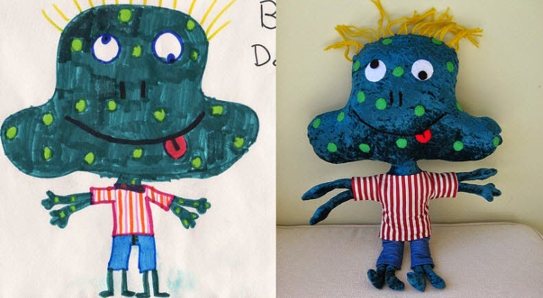 20 Lukisan Naif Kanak-Kanak Diolah Menjadi Patung Mainan..!!!